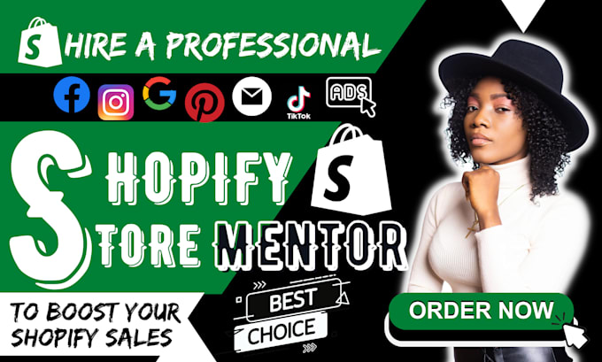 Be your shopify sales manager shopify mentor and management to boost ...