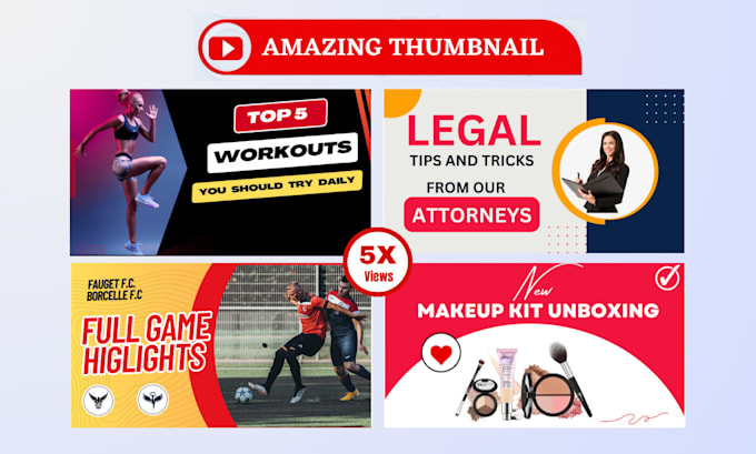 Make amazing thumbnails for your videos in 2 hours by Thumbcreationco ...