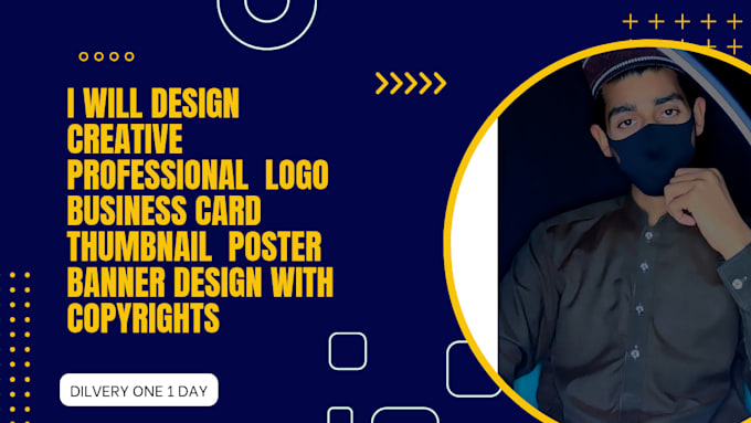 Design creative professional logo business card thumbnail poster banner ...