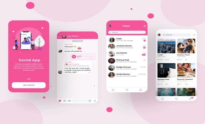 Develop a custom social chat app for android and ion with custom ...