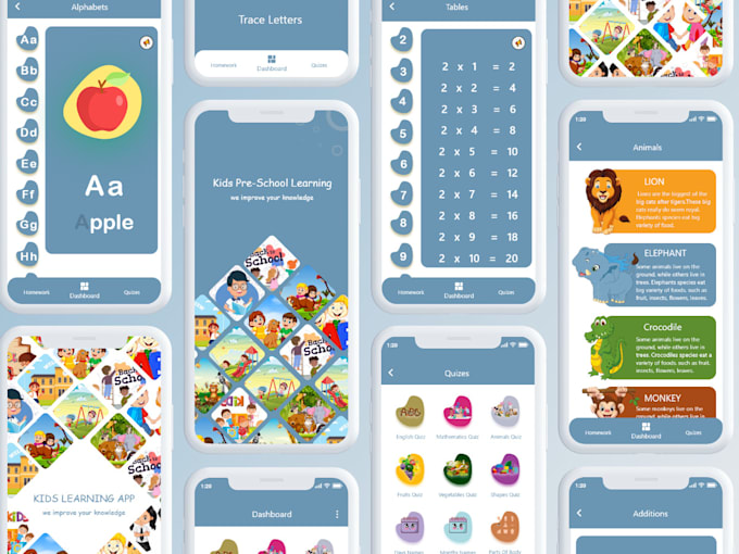 Build kid learning app, educational app, kid learning game by ...