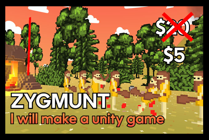 Make you an awesome singleplayer game with unity by Zygmuntyt | Fiverr