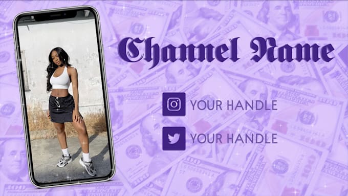 Sell a custom baddie youtube intro and outro by Lareveusedesign | Fiverr