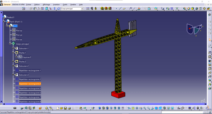 Creat professional 3d modeling with catia by Yassinemada | Fiverr
