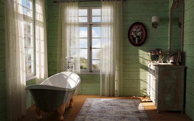 Create realistic interior 3d visualization, rendering by Dmitriygavrish | Fiverr