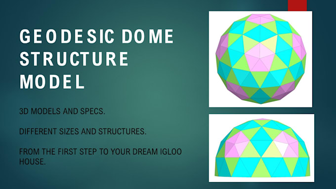 Design a dome geodesic house by Nikuprienko | Fiverr