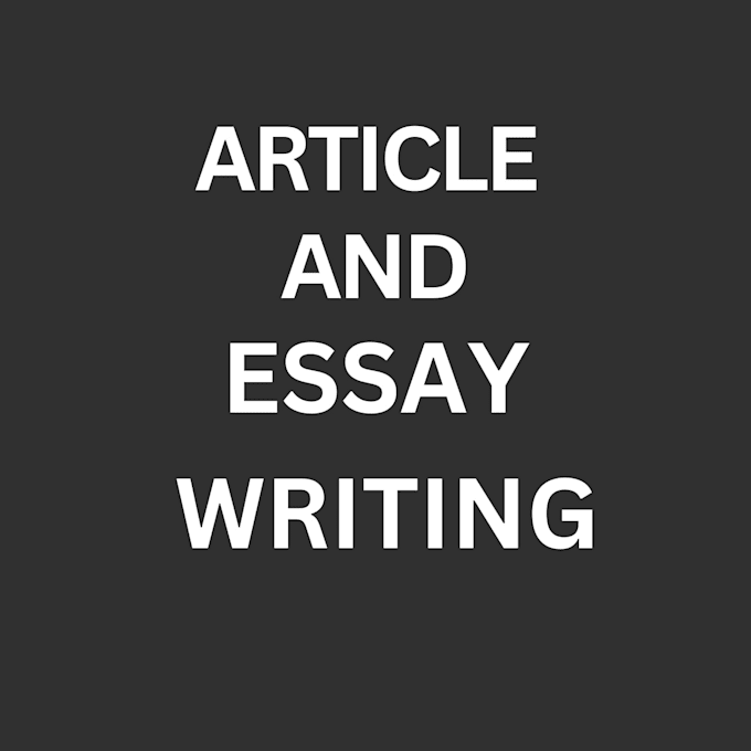 Write an article, speech, blogs, paragraph and in any topics by ...