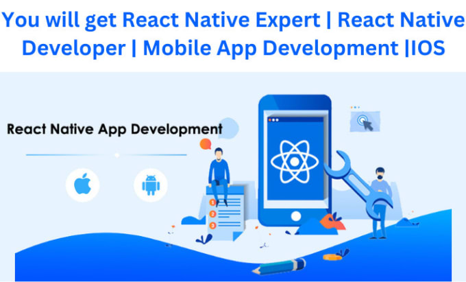 Be Your Mobile App Development Ios Or Android Flutter React Native