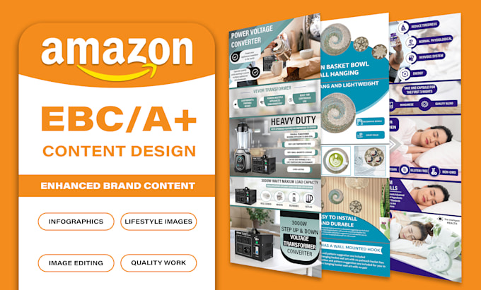 Design enhanced brand content ebc or a plus page for amazon by ...