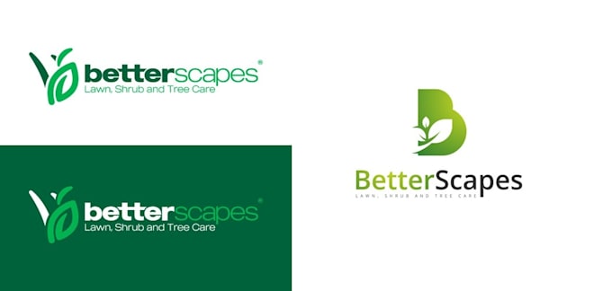 Design landscape lawn care garden tree nature agriculture mowing logo ...