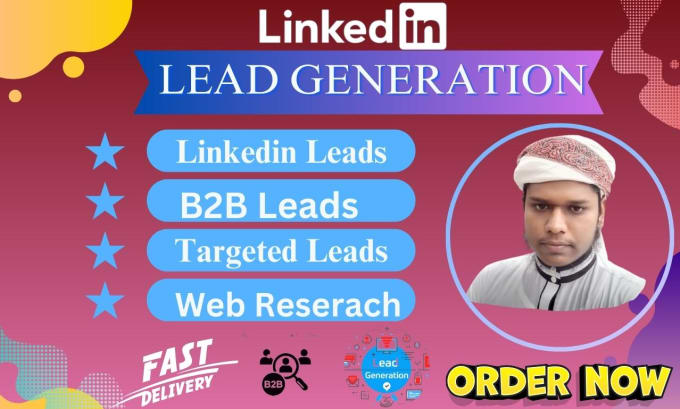 Do lead generation, b2b lead generation, business lead by Jobaer1213 | Fiverr