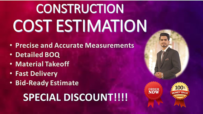 Do quantity takeoff, material take off and cost estimation by Mudassirrao07 | Fiverr