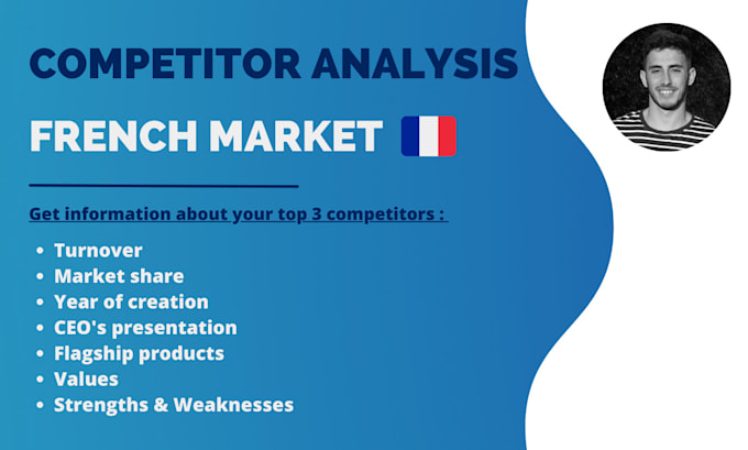 A competitor analysis of your business on the french market by Alexis_thr | Fiverr