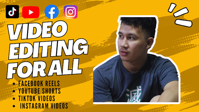 Be your video editor by Markaljonamogui | Fiverr