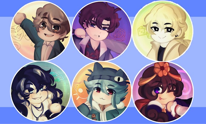 Draw a chibi icon by Konopoirot | Fiverr