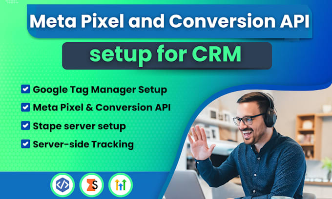 Install meta pixel, conversion api for crm, gohighlevel, zoho, hubspot ...