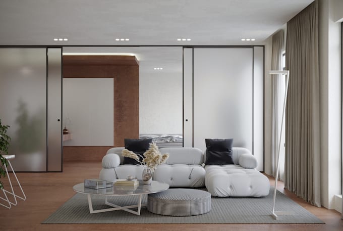 Design an interior design, 3d rendering by Jason_borghese | Fiverr