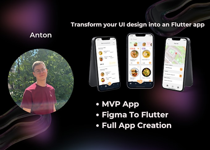 Develop android and ios app using flutter by Retiunskykh | Fiverr