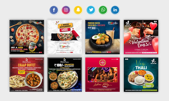 Do social media posts design by Bloodycool007 | Fiverr