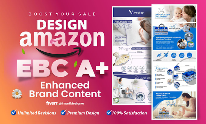 Design amazon enhanced brand content ebc a plus by Imarifdesigner | Fiverr