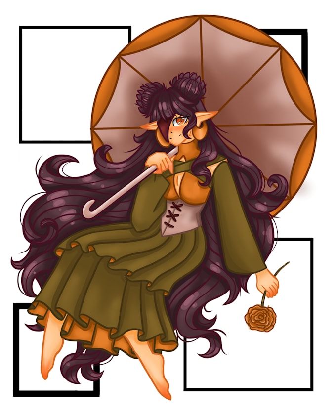 Draw your oc or fan art in my style by Cookikate | Fiverr