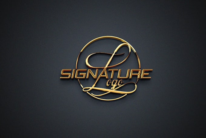 Design stunning 3d gold calligraphy photography fashion luxury ...