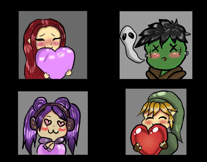 Make you a custom twitch emote by Asra_junaidkhan | Fiverr