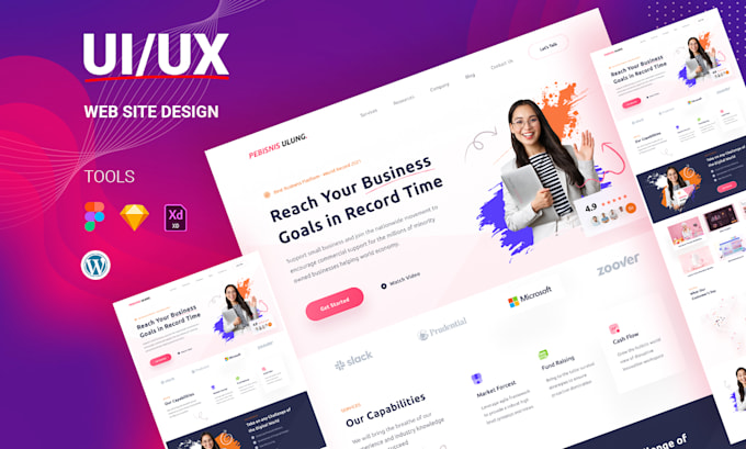 Design figma ux ui website design or wordpress landing page by Uiux ...