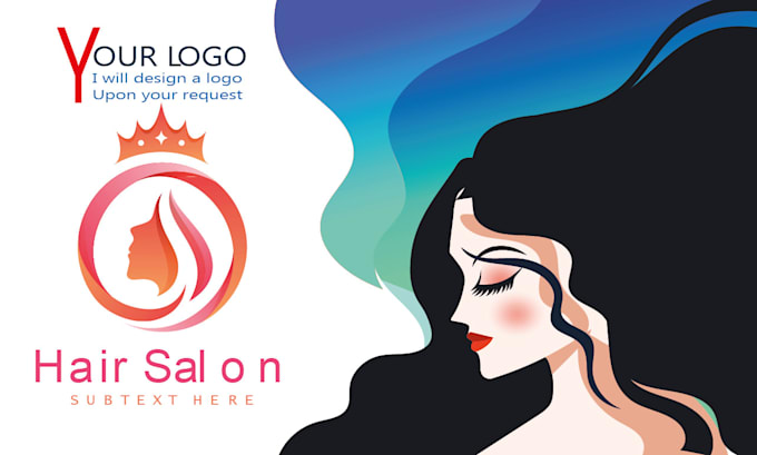 Logo designe hair salon by Ridagb | Fiverr