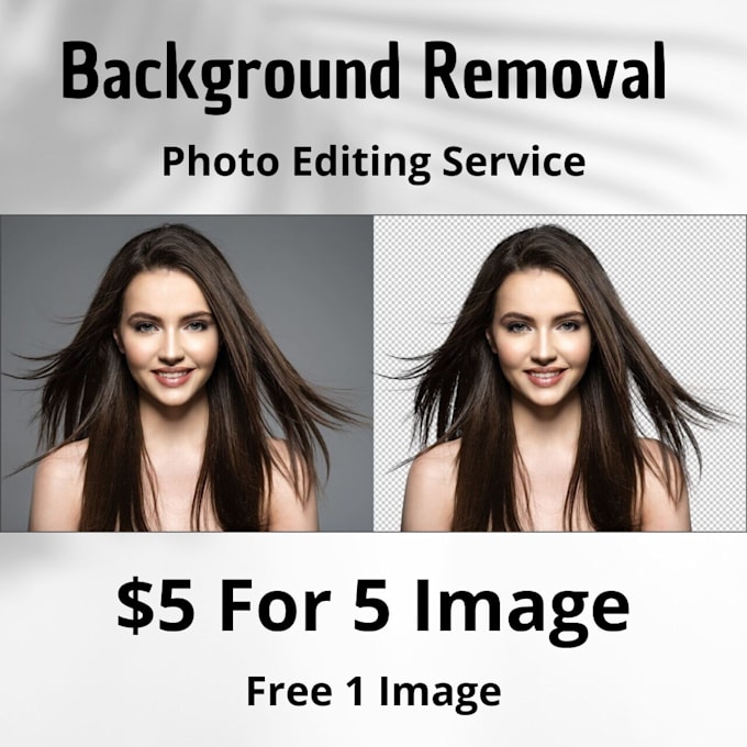 Remove background 5 images with white or transparent by Edlyyn | Fiverr
