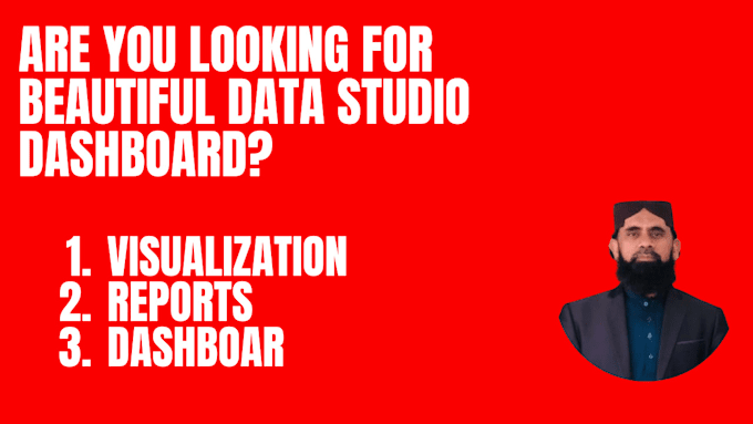 Create custom dashboards and reports with looker, google data studio by ...