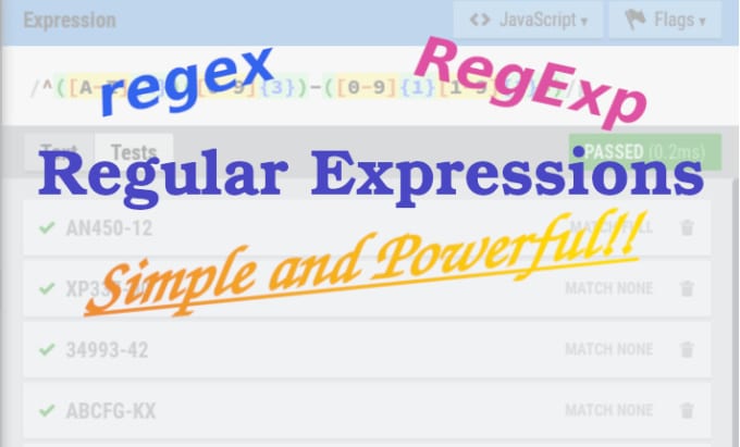 Write custom and precise regular expressions by Krydrita | Fiverr Write custom and precise regular expressions by Krydrita | Fiverr
