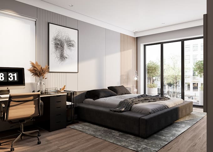 Create premium level interior design with realistic rendering by ...