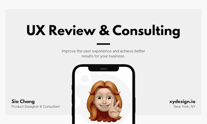 Do ux review and consulting for your website or app by Xydesign_io | Fiverr