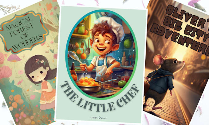 Design your children book cover using ai by Japantoys | Fiverr