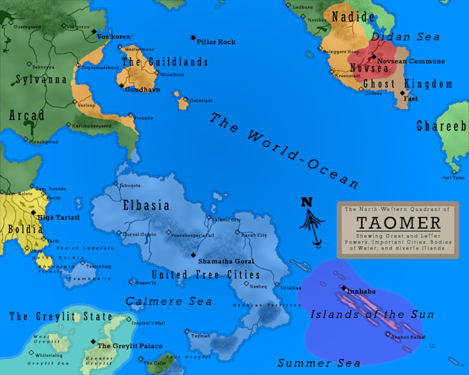 Make simple fantasy maps by Konigstein | Fiverr