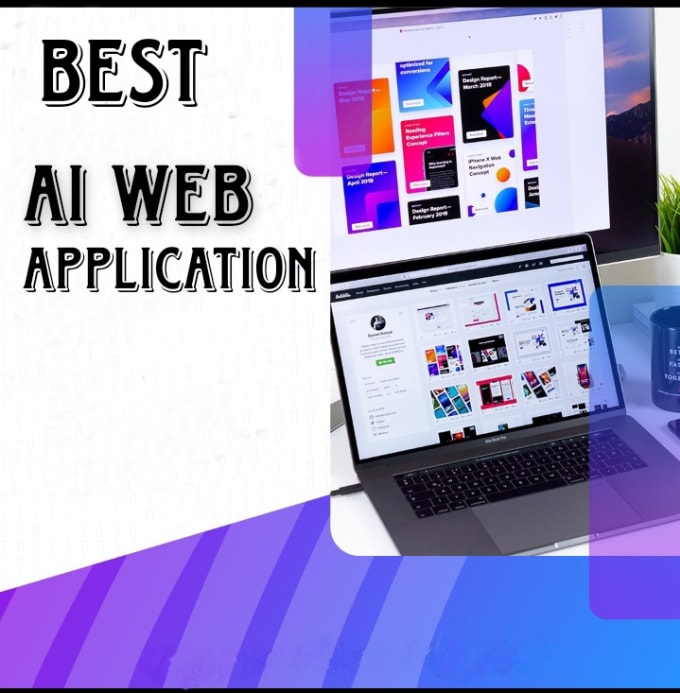 Build ai web application, chatbot and image generator, web application ...