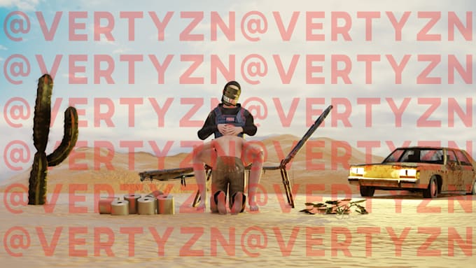 Create you a rust 3d thumbnail by Vertyzn | Fiverr