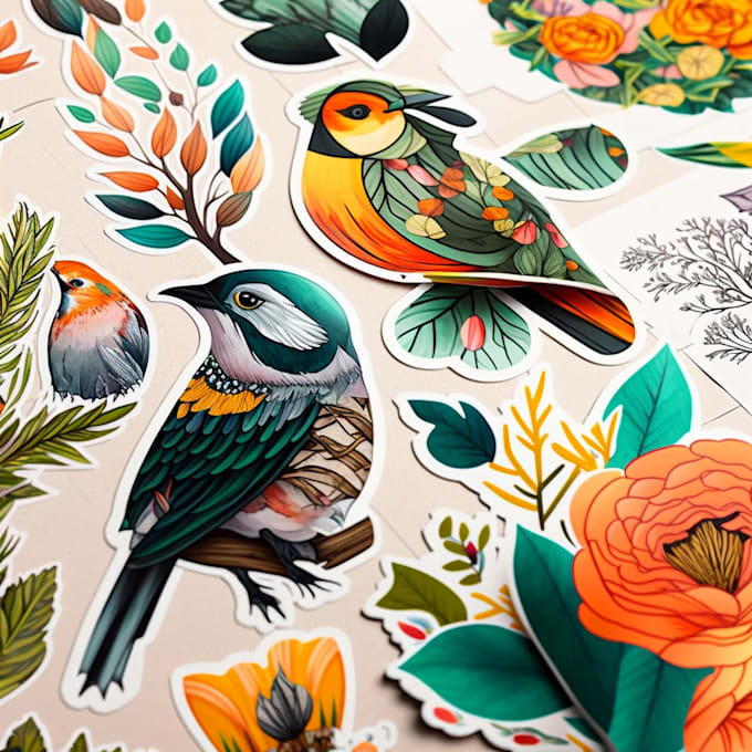 Design custom stickers for you by Pixeluxe_x | Fiverr