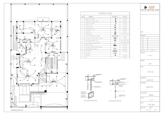 Design Mep Layout For Your Home By Junaidasif889 Fiverr