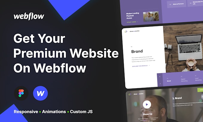 Create beautiful webflow website by Varovv | Fiverr