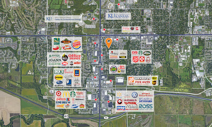 Design retail map, amenties map for your commercial real estate project ...