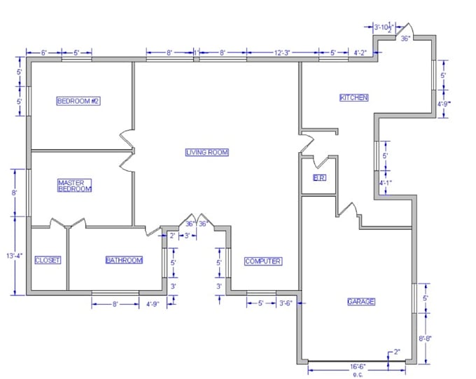 Do autocad 2d for civil and structural drawings by Eaminome | Fiverr