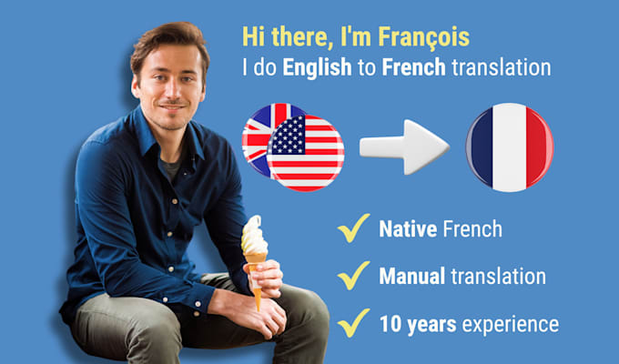 Make a flawless english to french translation by Fmarguerite | Fiverr
