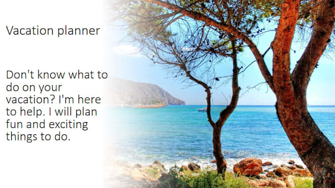 Plan youre perfect vacation by Lucasmathiesen | Fiverr