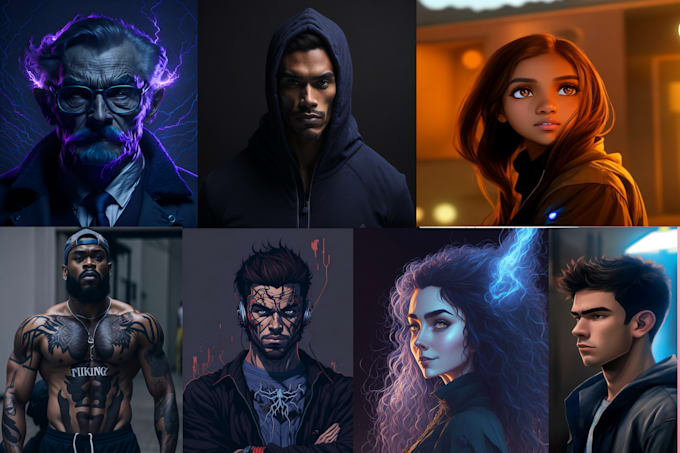 Create stunning concept art for you using midjourney ai or leonardo by Farhansayeed99 | Fiverr