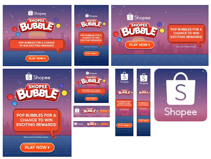 Create you display ads in multiple sizes by Vpvillalon | Fiverr