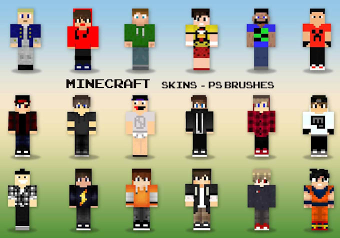 Best custom minecraft skin by Ladabdo | Fiverr
