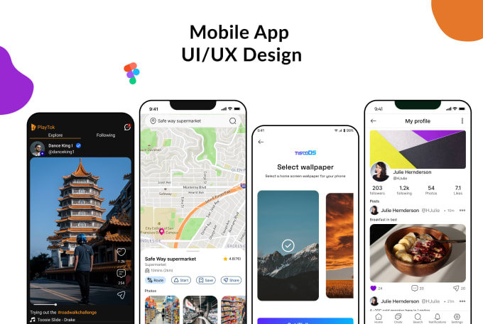 Create an appealing, functional and unique ui ux design in figma by ...