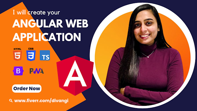 Build a fully functional angular web application by Divangi | Fiverr